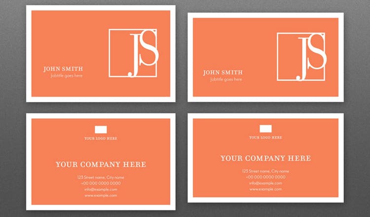 100 Fresh InDesign Business Card Templates – Redokun