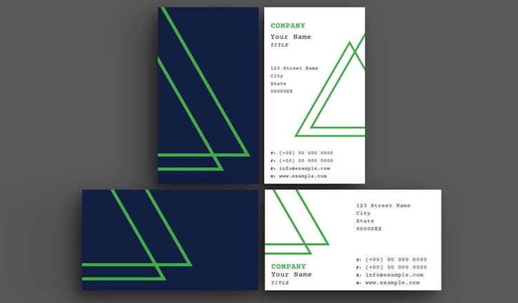 100 Fresh InDesign Business Card Templates – Redokun